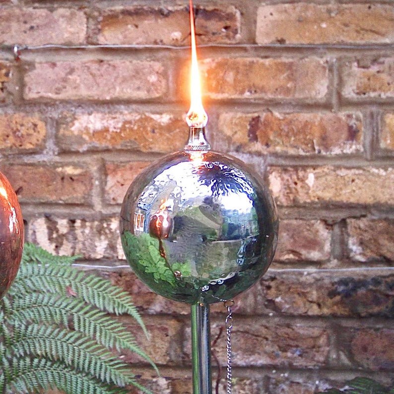 Copper or Steel Globe Oil Torch - Etsy UK