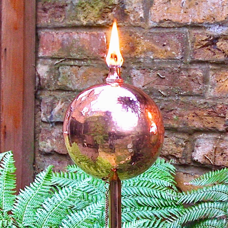 Copper Globe Oil Torch | Etsy