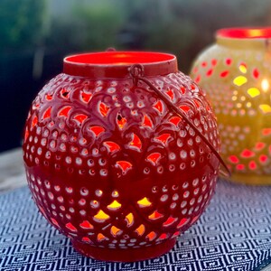 Red Bean Lantern LTHAN002 - Etsy
