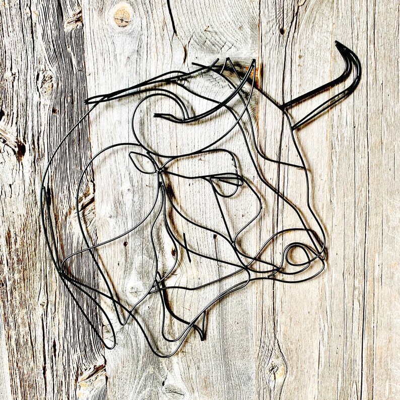 Buffalo Wire Wall Art LTWA027 - Etsy