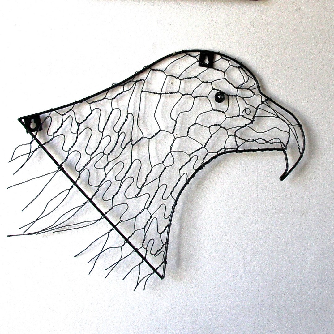 Eagle Wire Wall Art - Etsy