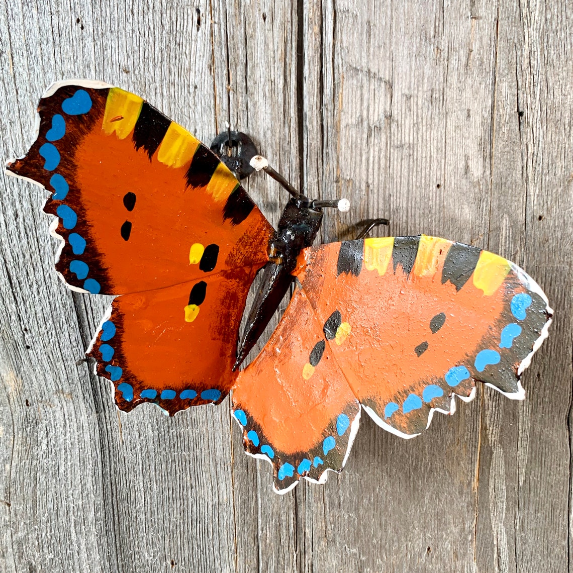 Tortoiseshell Butterfly Garden Sculpture ART073 | Etsy