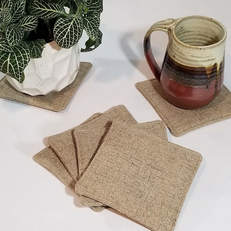 Fabric Coasters - Etsy