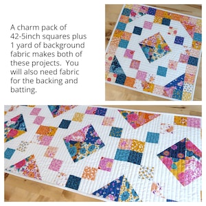 Quilted Table Runner Pattern: 5-inch Charm Squares (digital Download ...