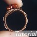Textured Band Ring Tutorial - Wire Weaving Ring Tutorial - DIY Autumn Jewelry - Stackable Rings ...