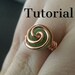 Spiraling Ring Tutorial Beginner ring Wire wrapping Tutorial | Etsy