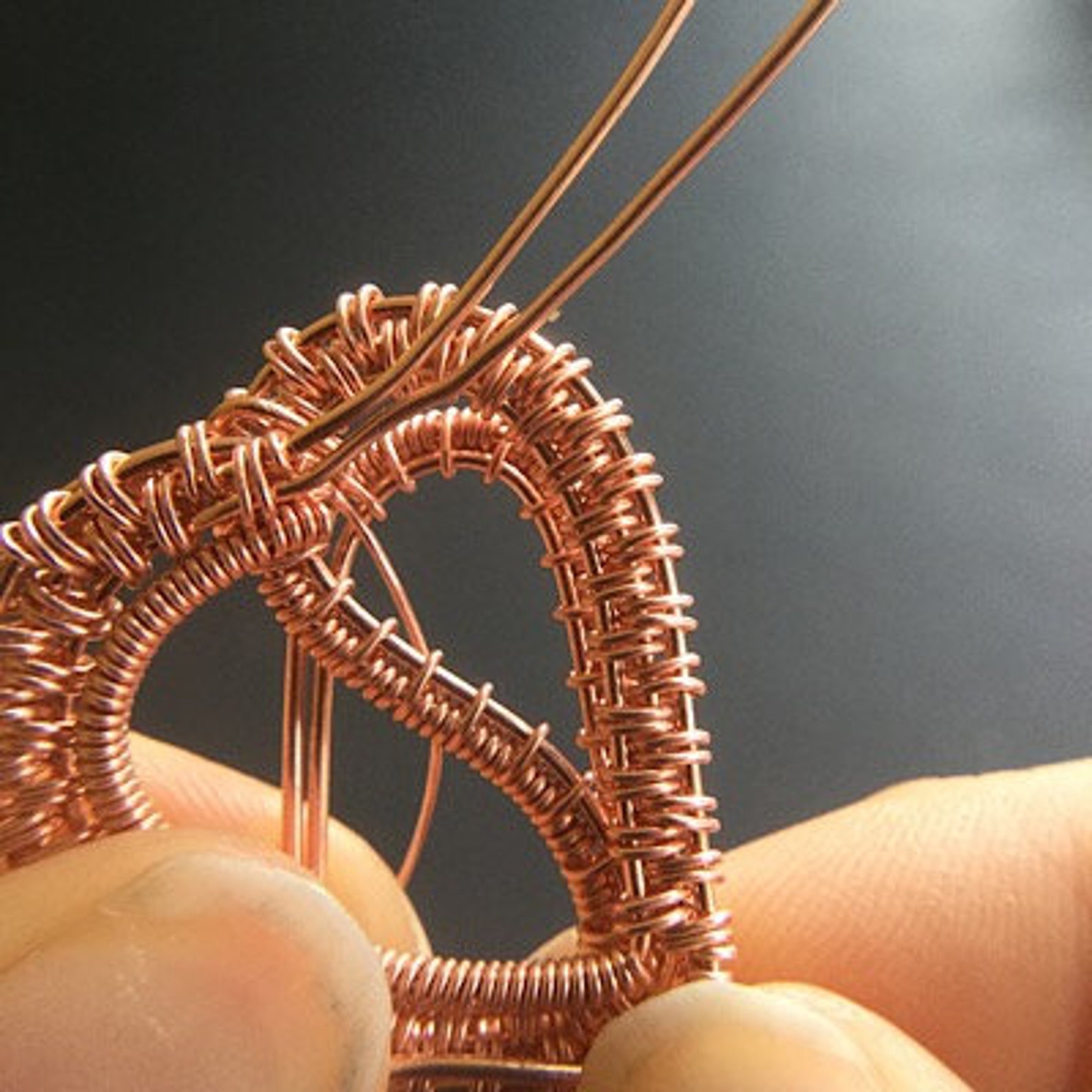 Two Become One Heart Tutorial Learn How to Wire Weave Wire - Etsy