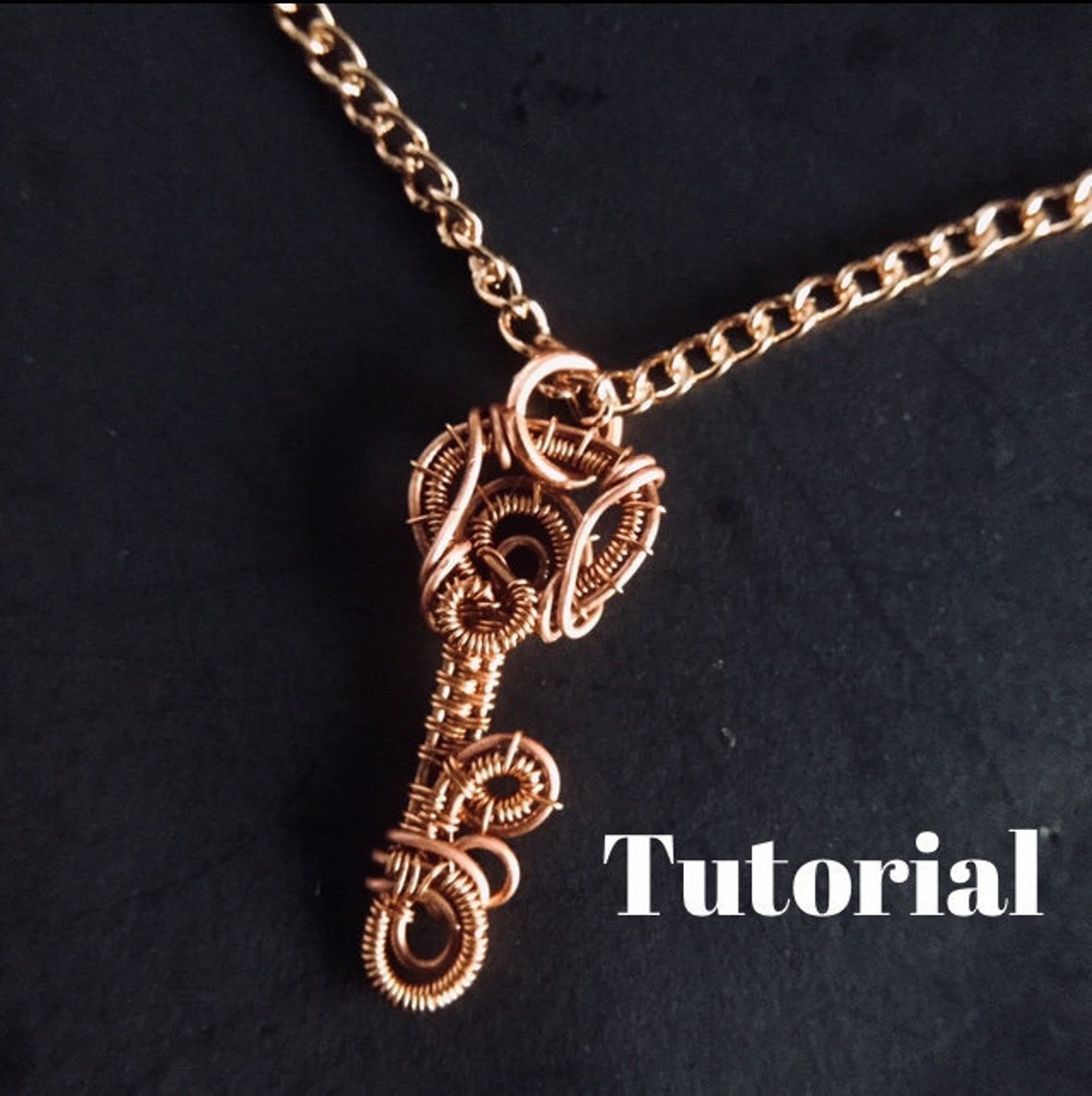 Passkey TUTORIAL Wire Key Tutorial Key Pendant Tutorial - Etsy