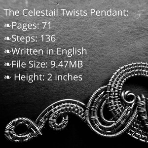 Celestial Twists Pendant, Crescent Moon Necklace Wire Wrap Tutorial Wire Weaving Tutorial Wire ...