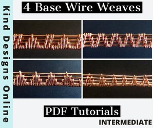 PDF Tutorial, 8 Wire Weaves Package Tutorial, Wire Weave Pattern - Etsy Canada