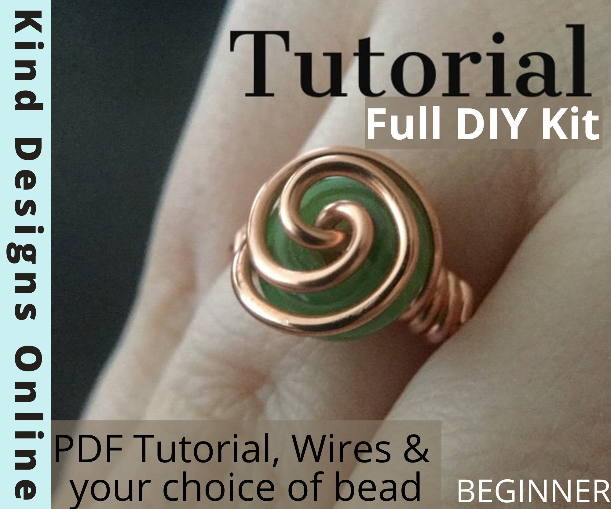 Beginner Ring Tutorial Kit Wire Jewelry Kit Wire Ring Tutorial | Etsy