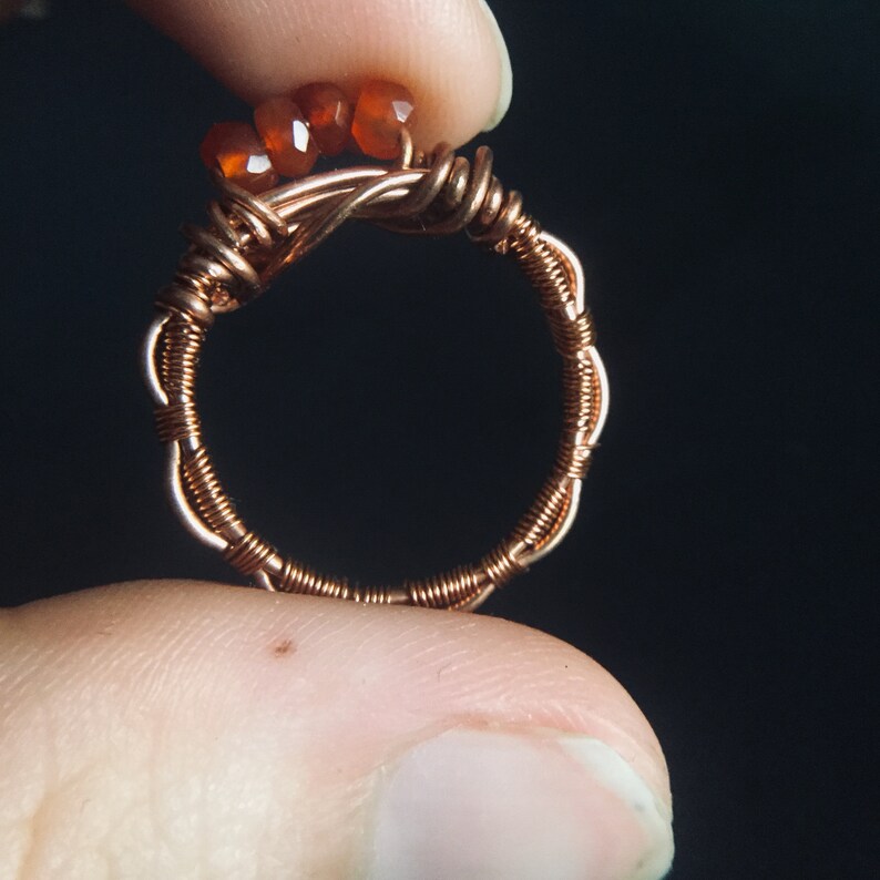 Textured Band Ring Tutorial - Wire Weaving Ring Tutorial - DIY Autumn ...