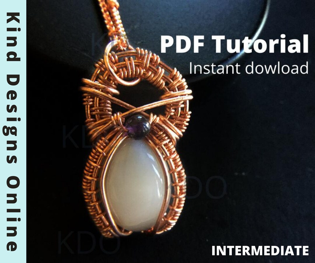 PDF Wire Pendant Cabochon Tutorial Tutorial Wire Wrapped Pendant Wire ...