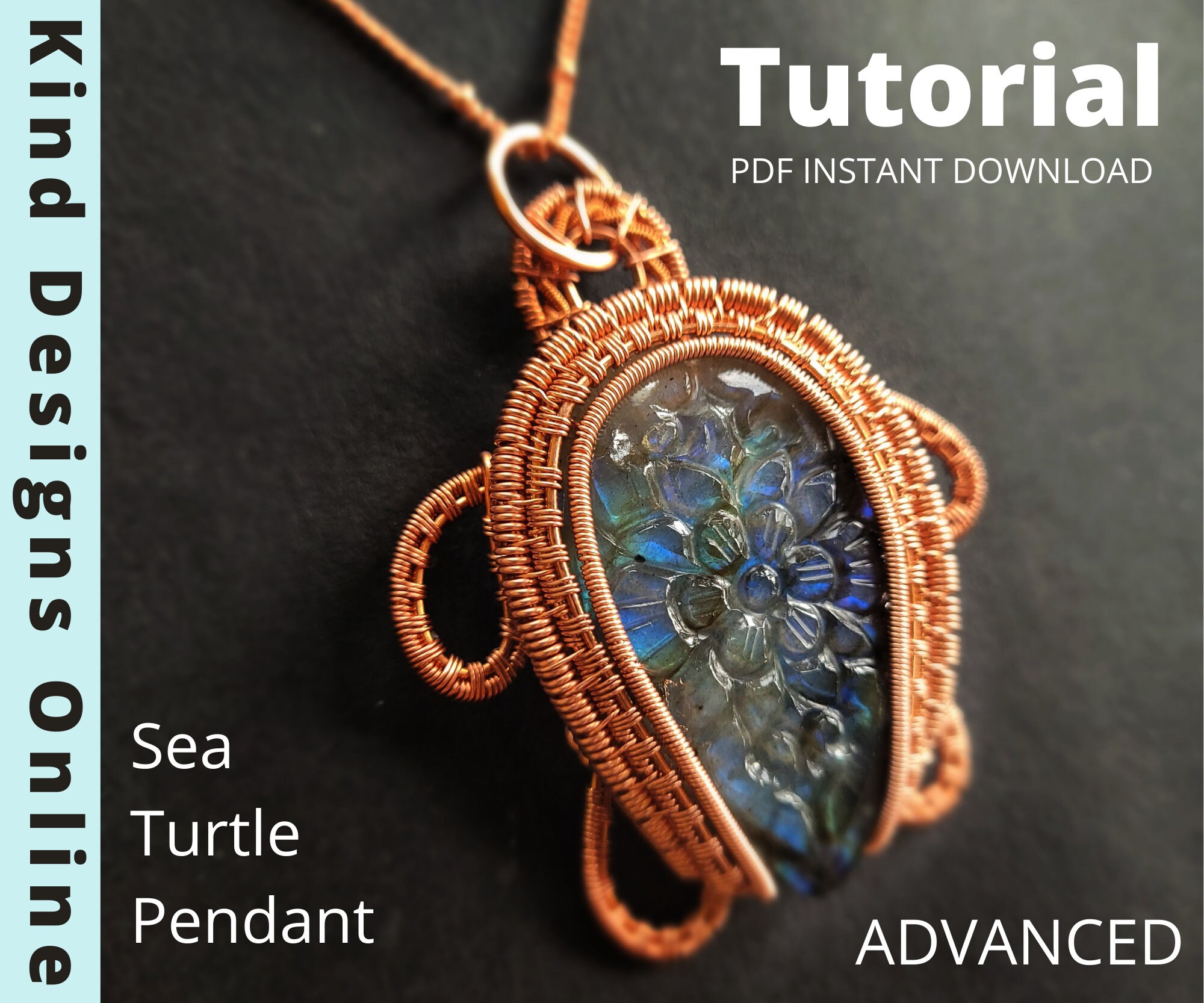 Sea Turtle Pendant Tutorial Wire Weave Tutorial Necklace - Etsy