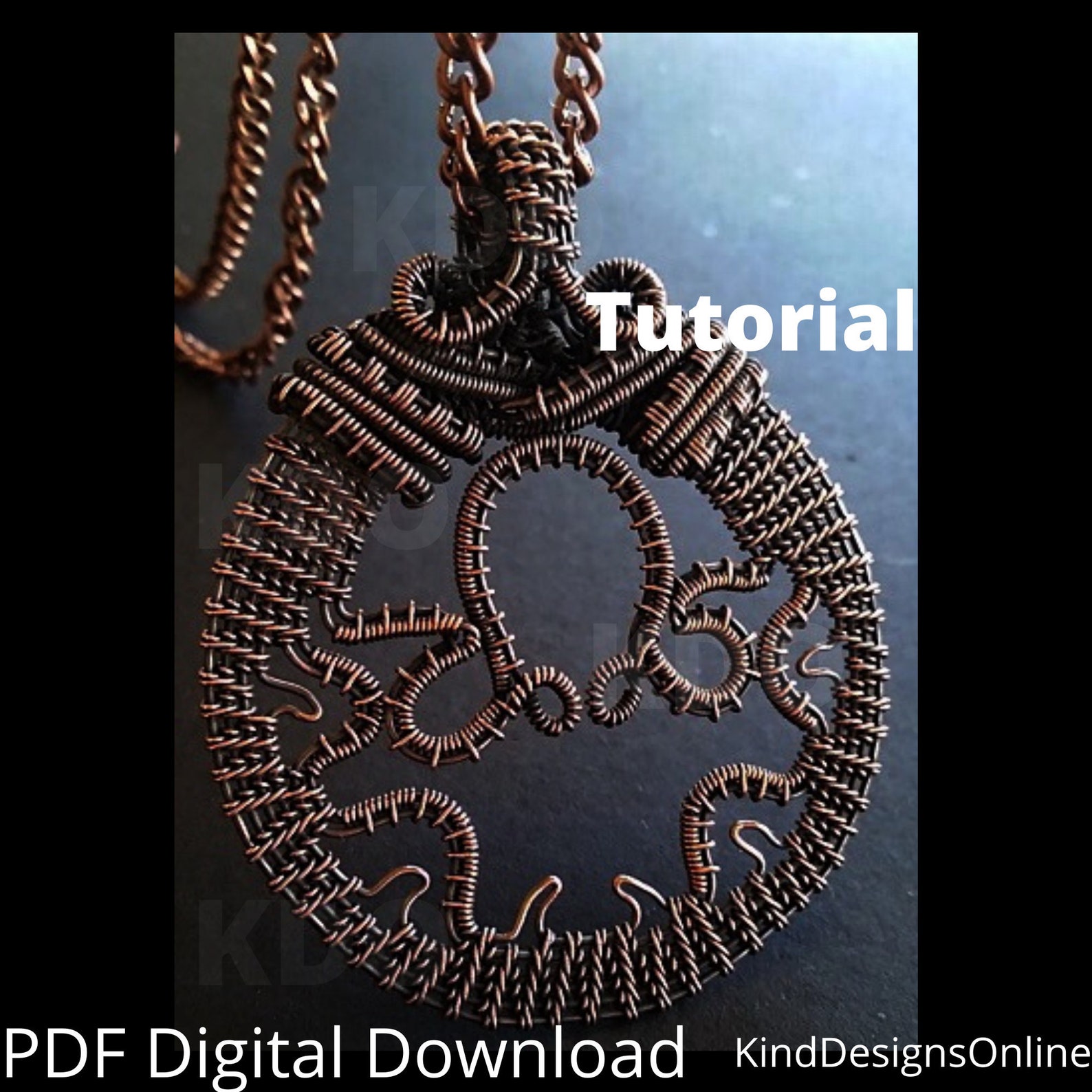 Octopus Medallion Tutorial, Cthulhu Inspired, Wire Wrapping Tutorial ...