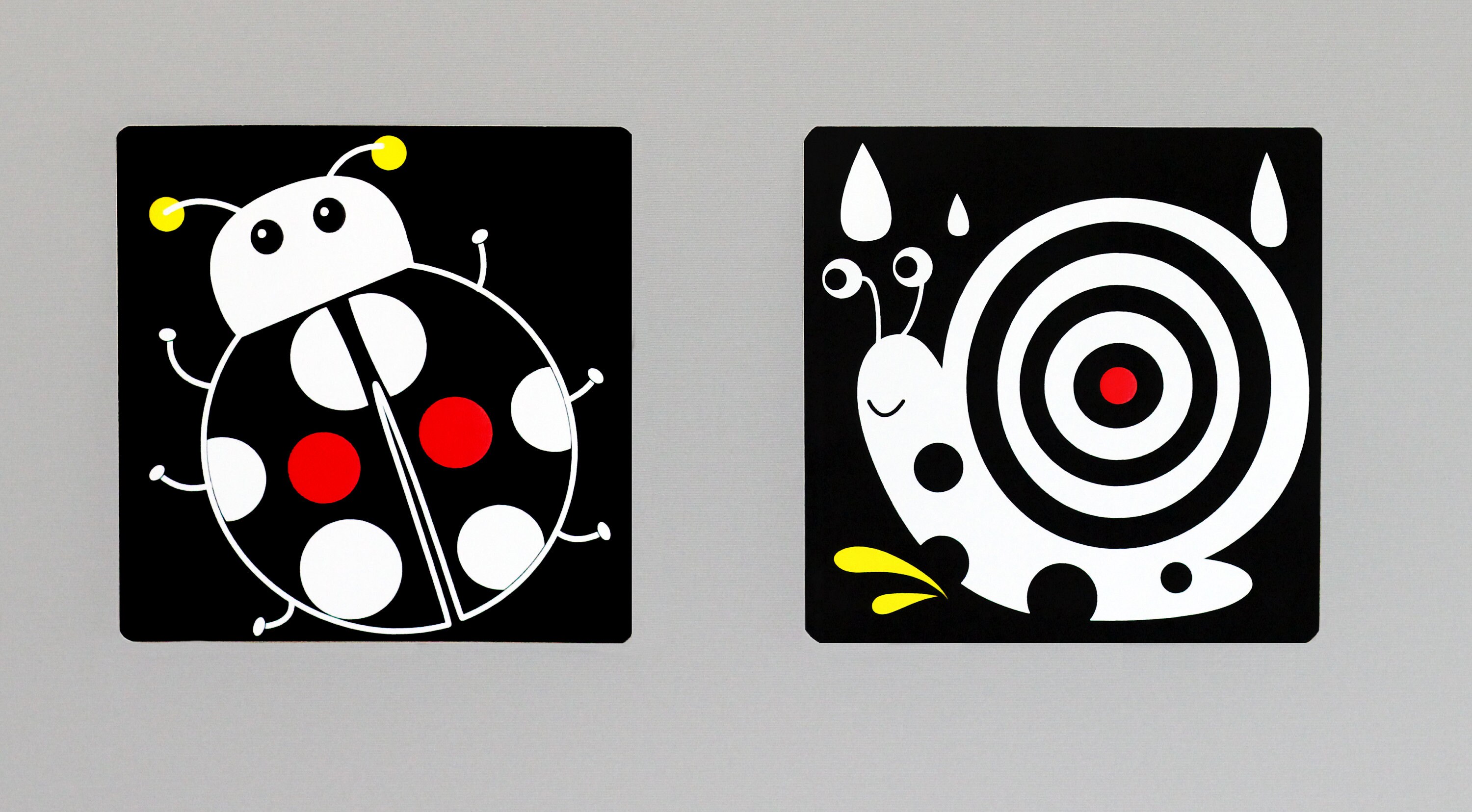 Newborn Baby Black , White and Red Flash Cards/contrast Cards for Baby ...