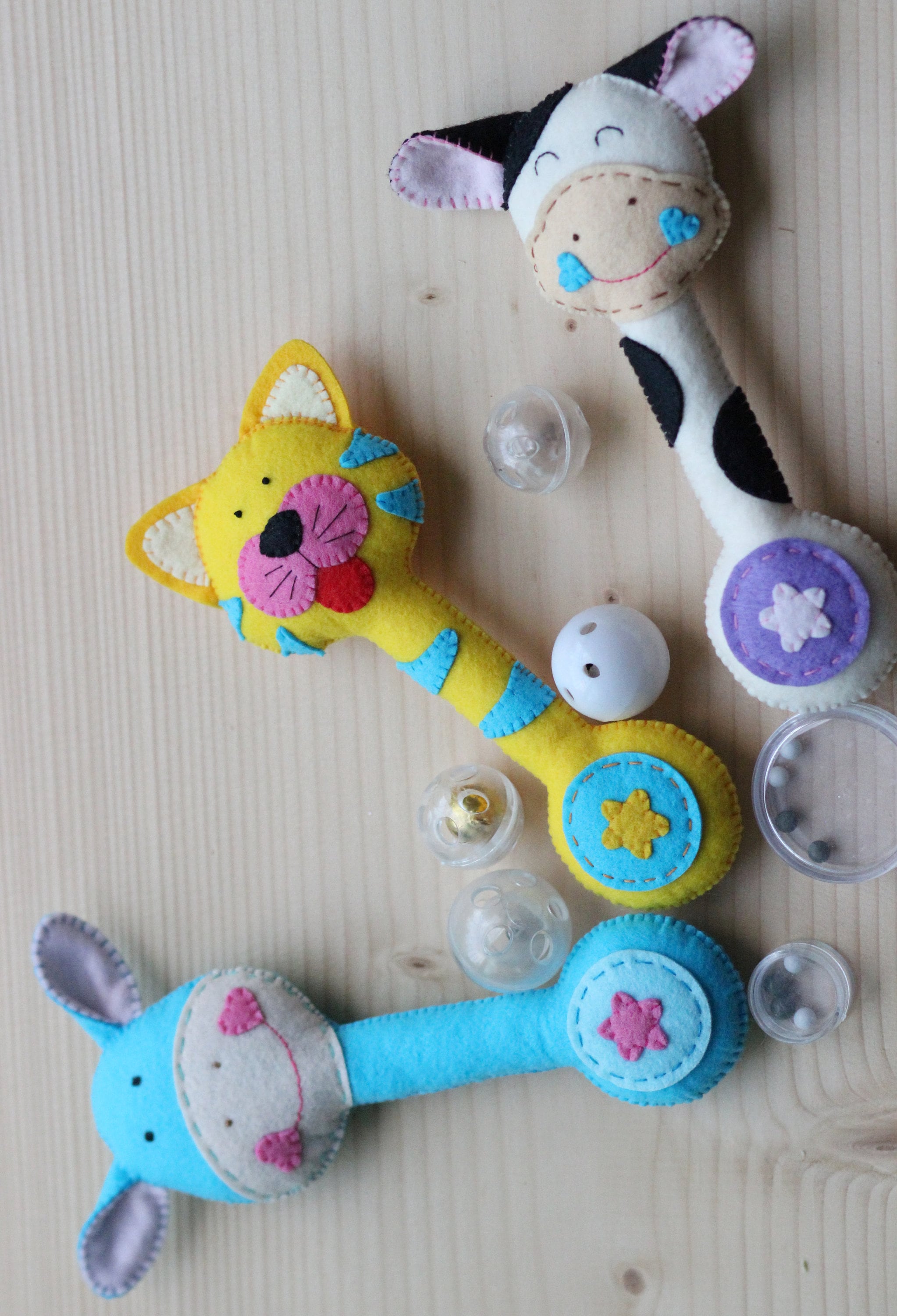 Newborn Rattle/rattle Pattern/tiger Rattle/animal Rattle Pattern/baby ...