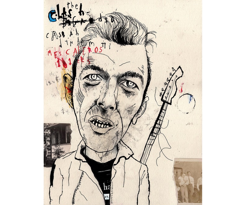 Joe Strummer Fine Art Print of an Original Illustration - Etsy