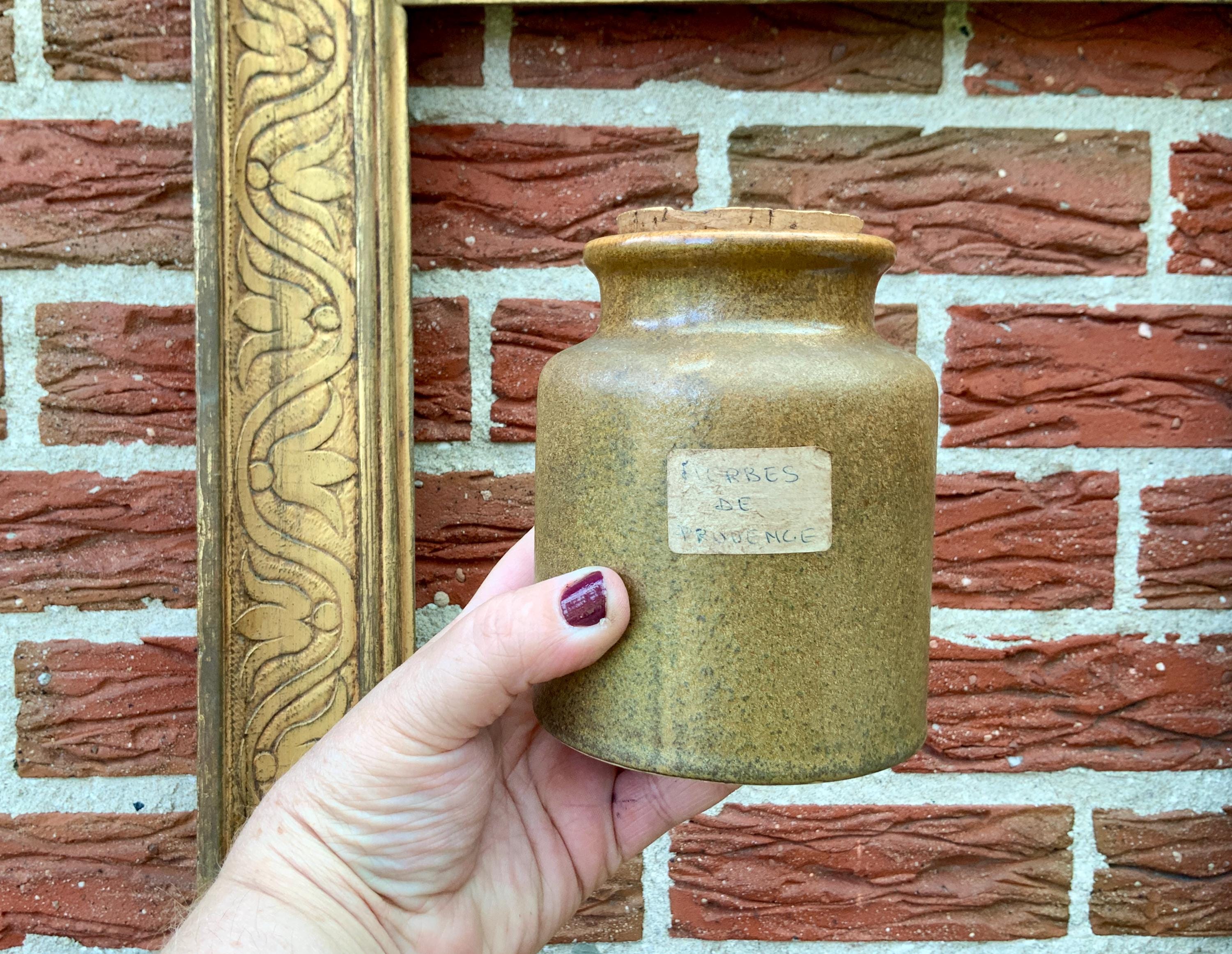 Set of 3 Vintage French Mustard Jars Set of 3 Spectacular Patina French ...