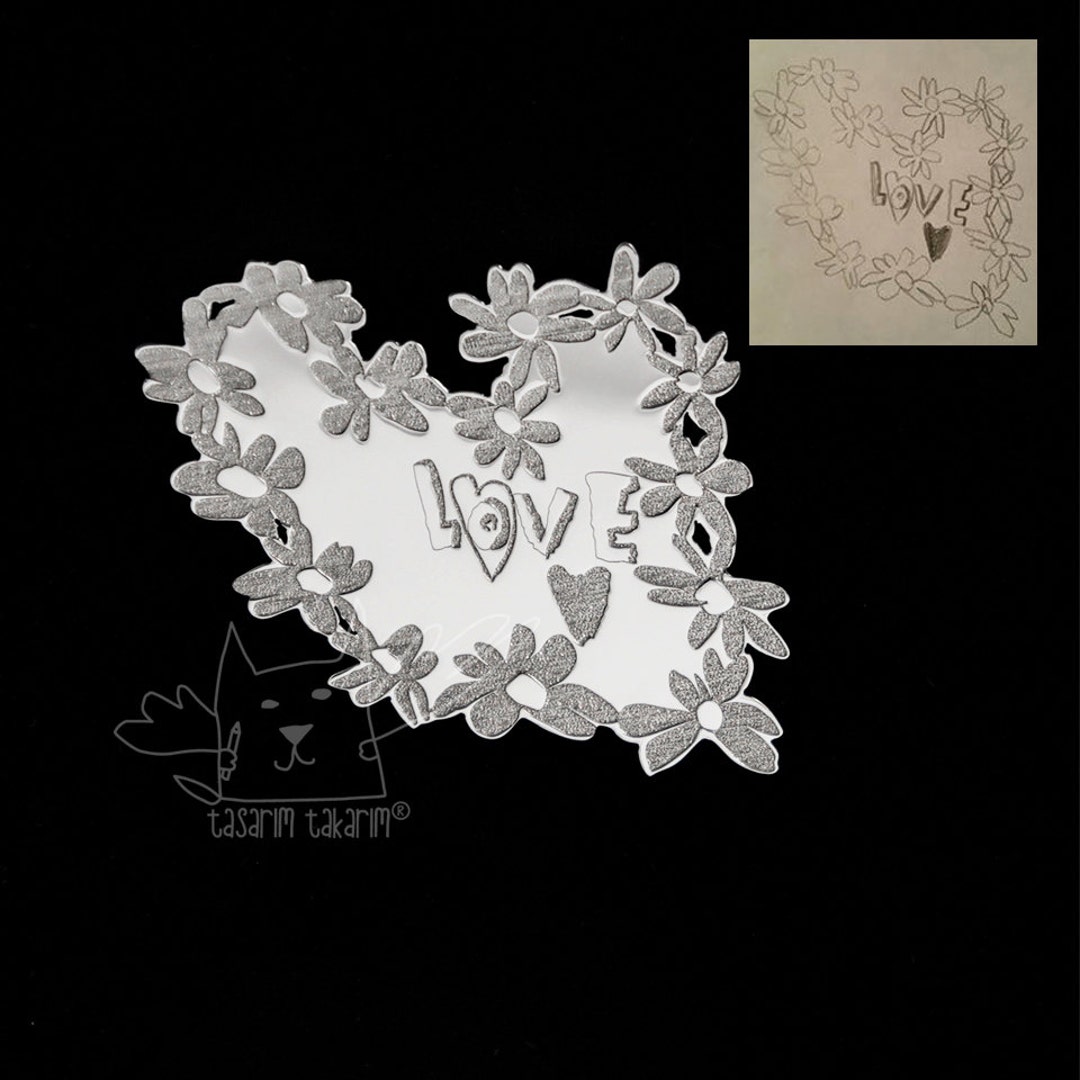 Personalized Jewelry, Custom Made Sterling Silver Brooches From Your ...