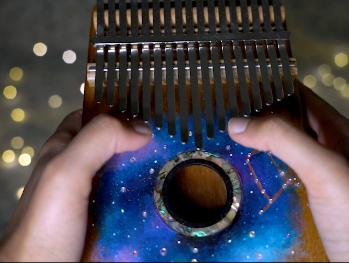 Stardust Kalimba Zodiac Star Sign Galaxy Glitter Hand - Etsy Australia