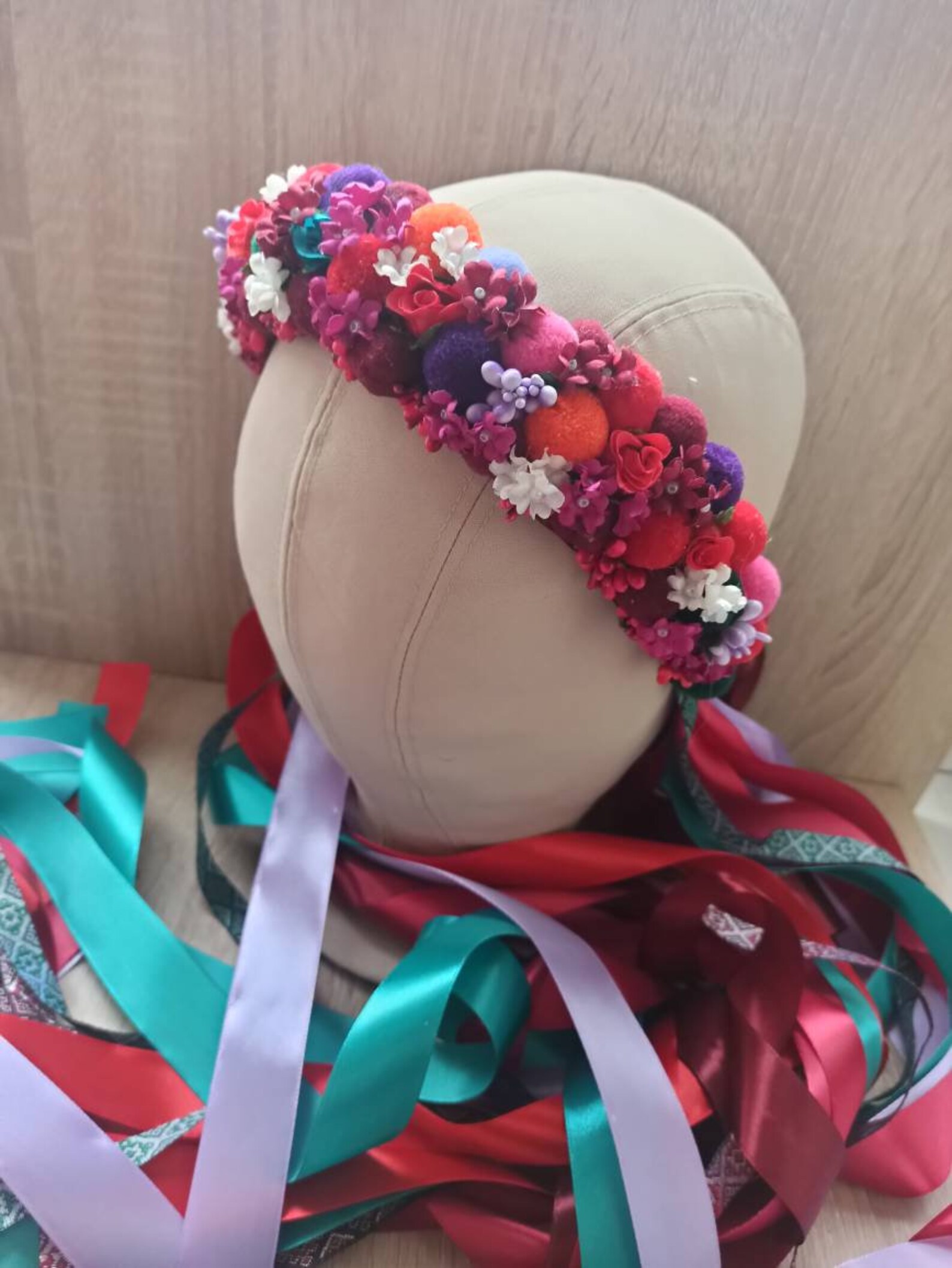 Ukrainian Flower Crown Ukraine National Hair Wreath Bride | Etsy