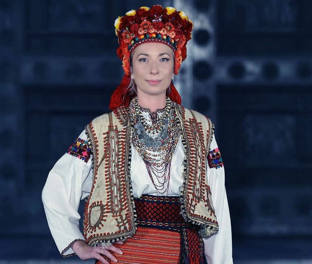 Ukrainian Red Flower Crown Ukraine National Hair Wreath Bride - Etsy