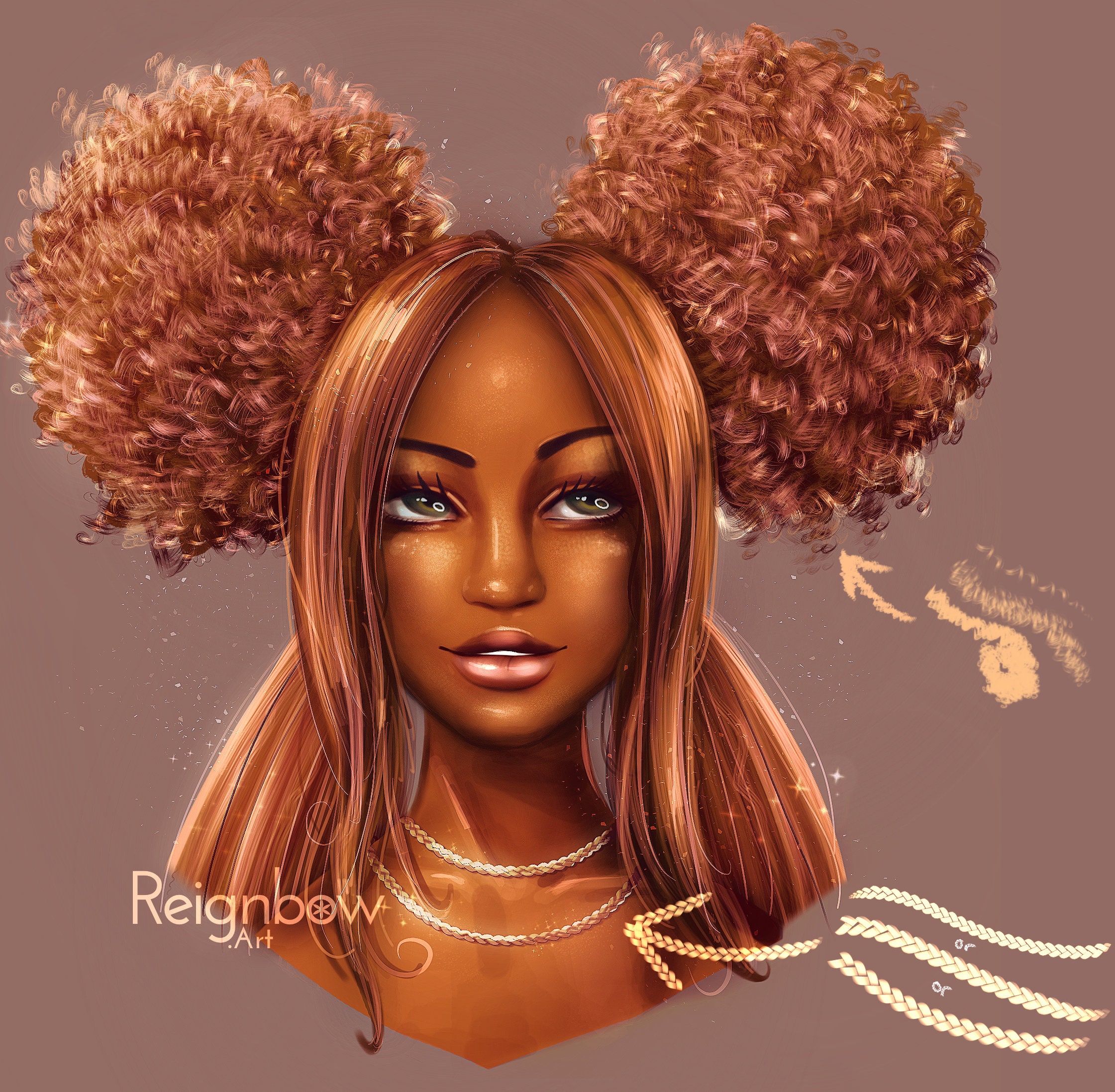 200 Procreate Hair Brushes Ultimate Mega Bundle Braids - Etsy