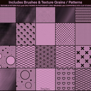 Photoshop Lace Brushes - Premium Seamless Lace Texture Bundle - Basic ...
