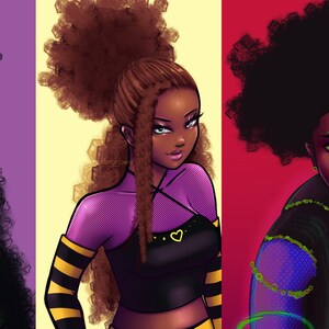 Procreate Hair Brushes - Premium Hair Styles Solid Bundle - Curls ...