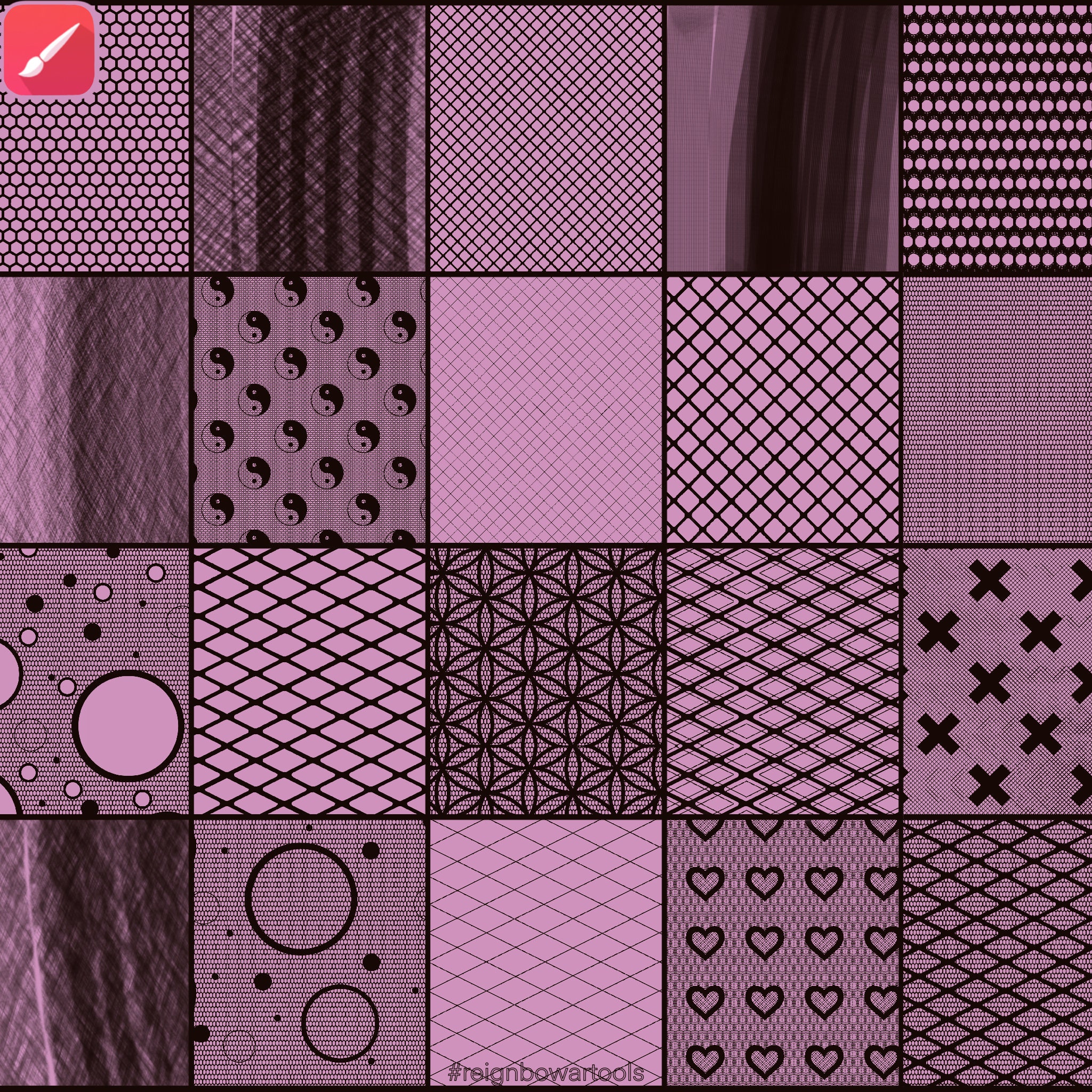 Infinite Painter Lace Brushes - Premium Seamless Lace Texture Bundle ...