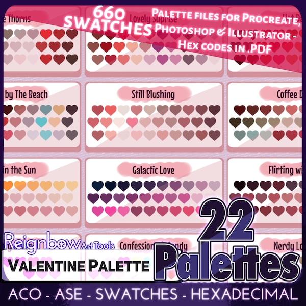 Illustrator Color Palette - Etsy