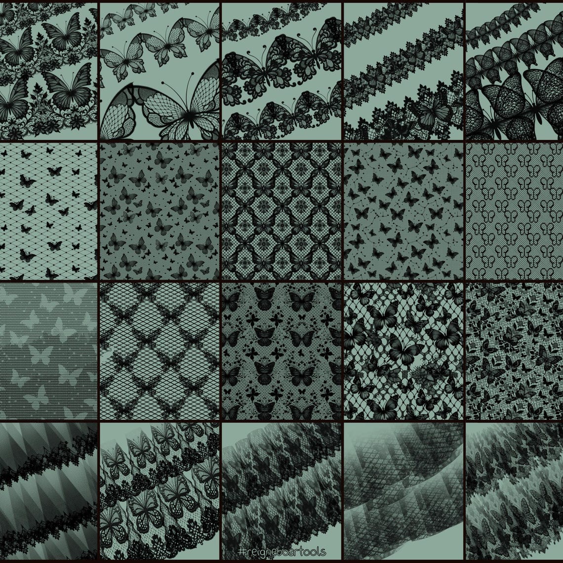 Infinite Painter Lace Brushes - Premium Seamless Lace Texture Bundle ...