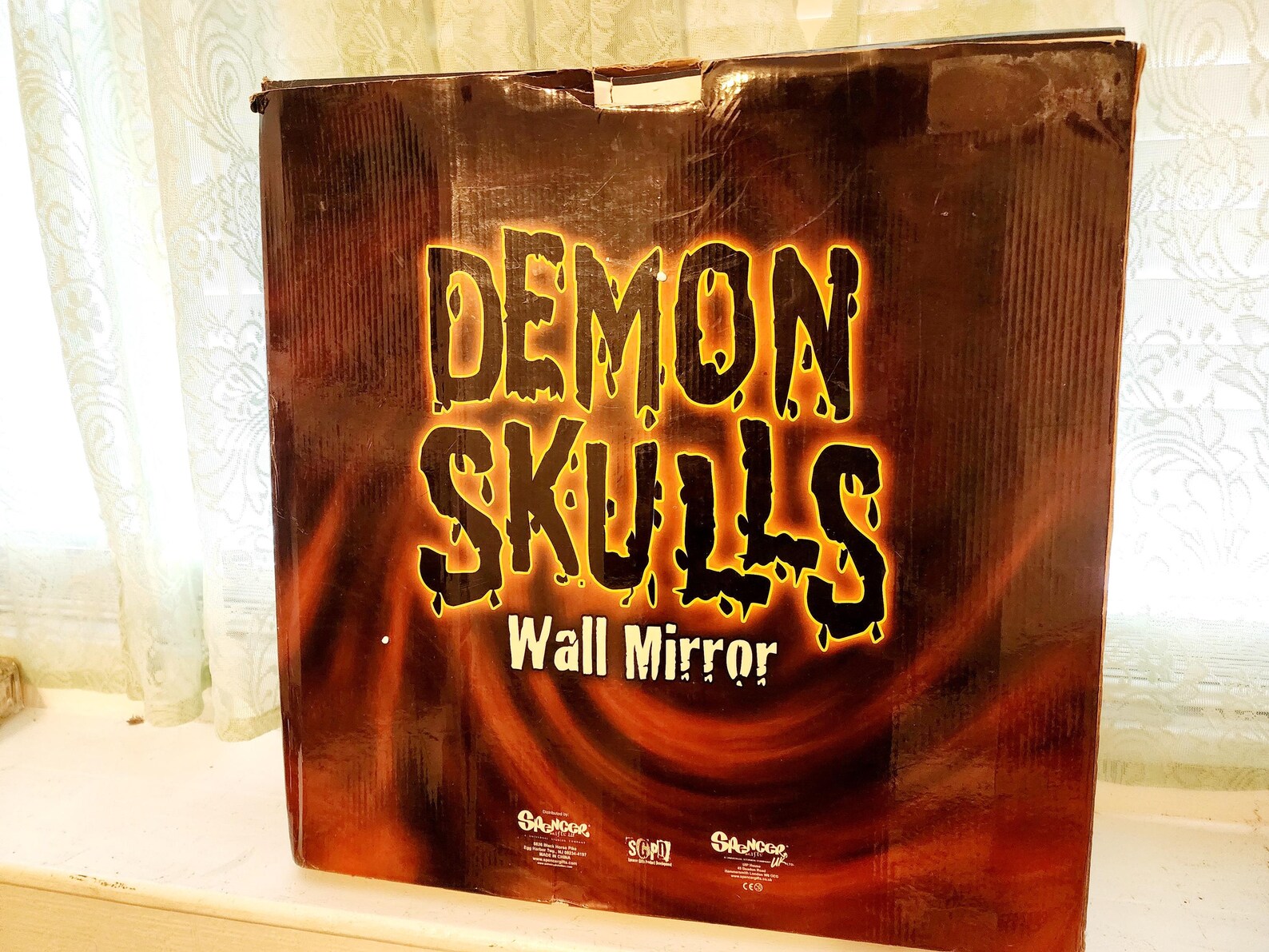 Vintage Demon Skulls Wall Mirror 80's - Etsy