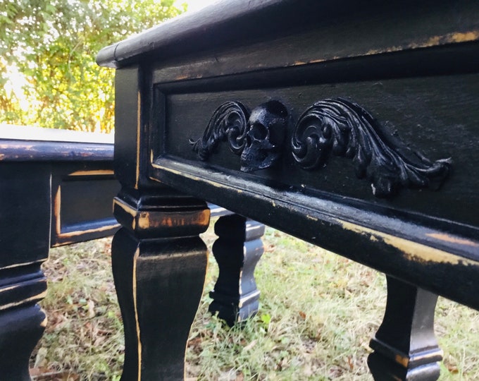 Gothic Skull Coffee Tables and End Tables Set - Etsy