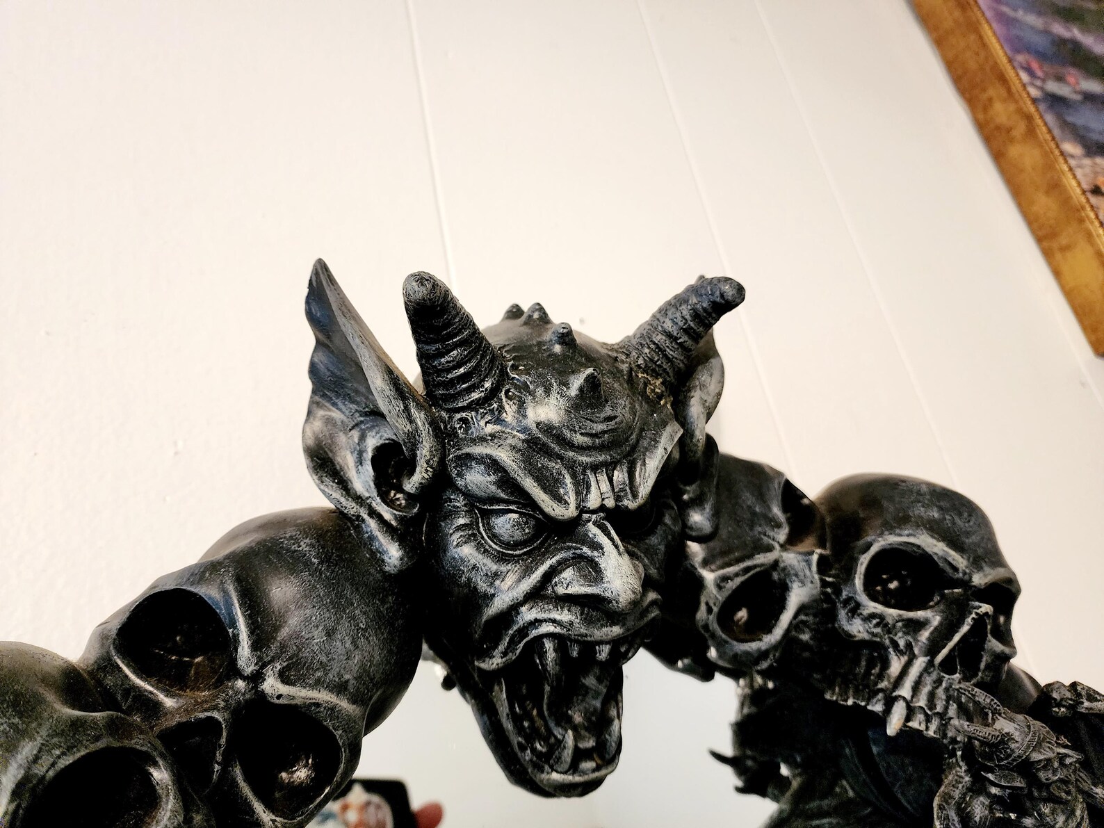 Vintage Demon Skulls Wall Mirror 80's - Etsy
