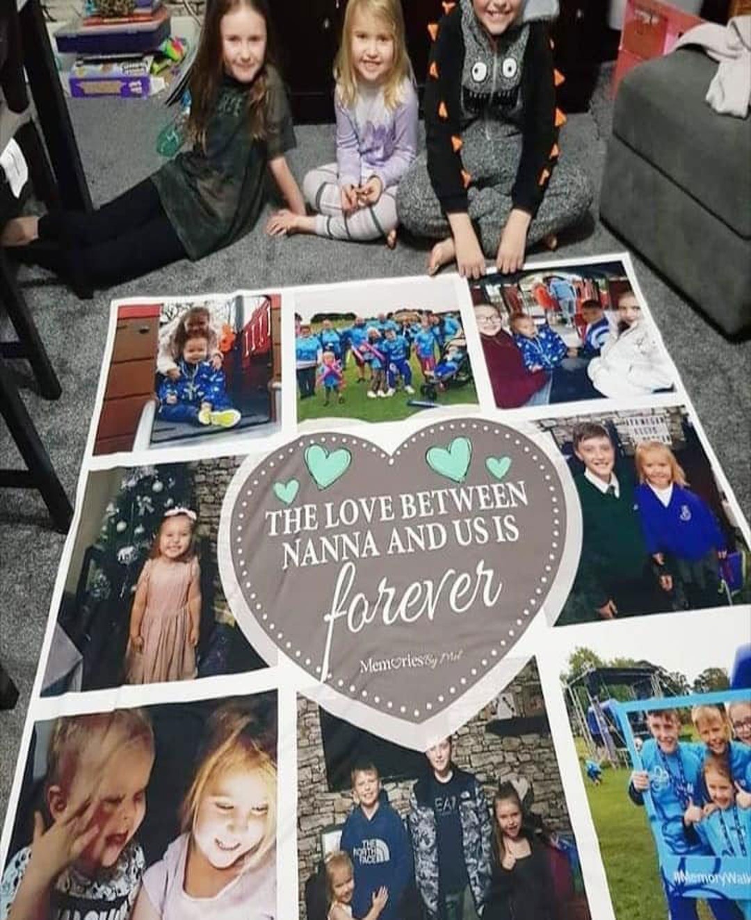 Personalised Photo Memory Blanket – Custom Snuggle Blanket, Memorial ...