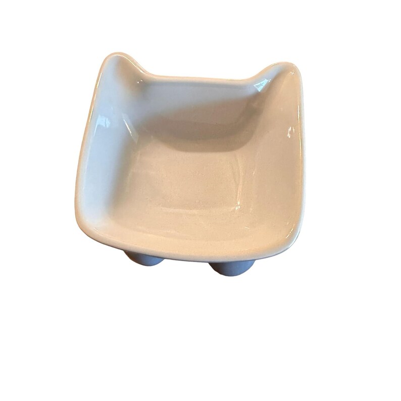 Cat-shaped Ceramic Cat Food Dish Cute & Quirky Design Perfect for Cat ...