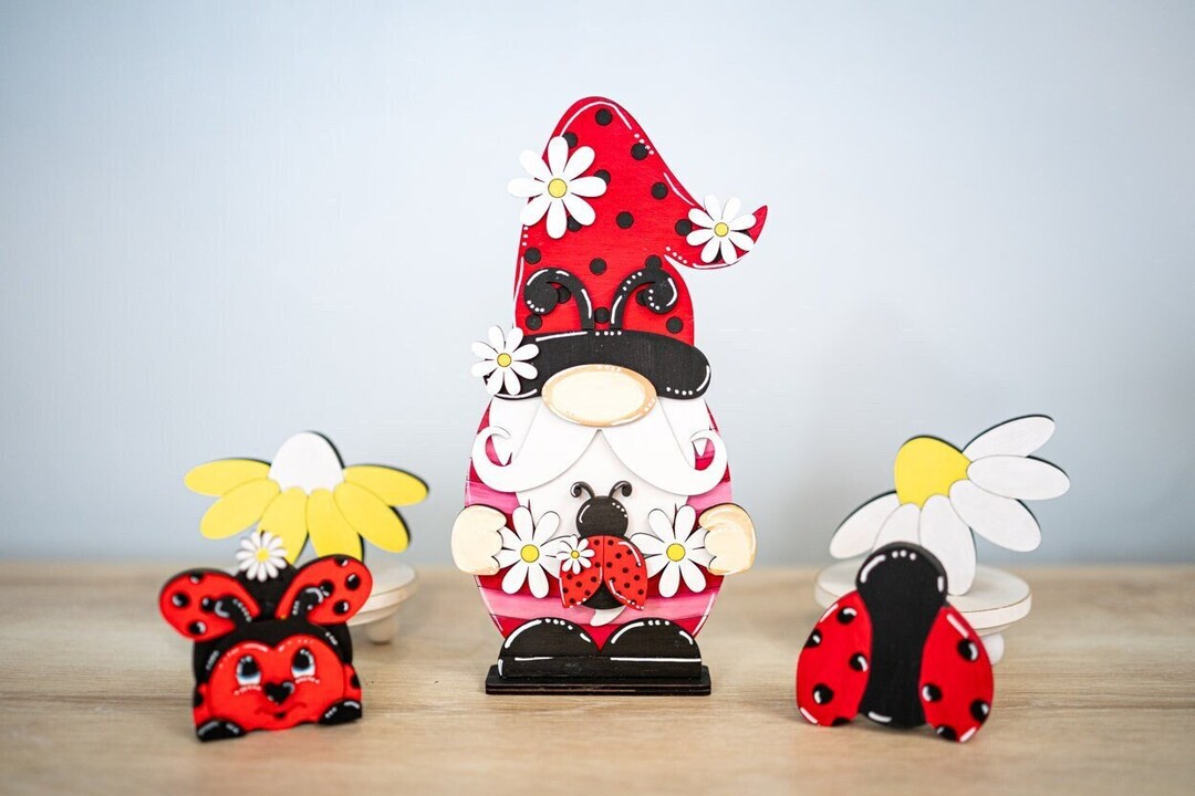 Summer Tiered Tray, Ladybug Tiered Tray, Lady Bug Decor, Summer Decor ...