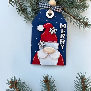 Gnome Gift Tags, Holiday Gnome Tags, Nordic Christmas, Tomte Ornaments ...