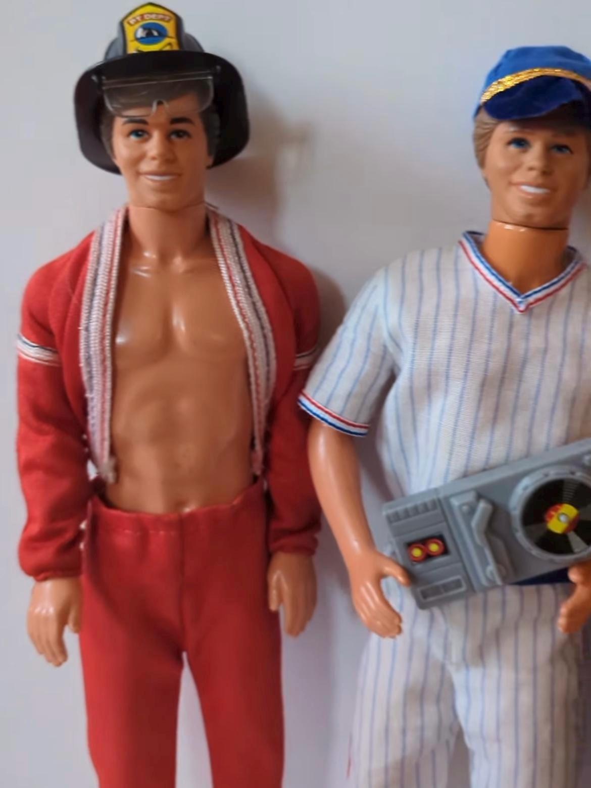 Vintage Ken Doll Barbie Firefighter - Etsy