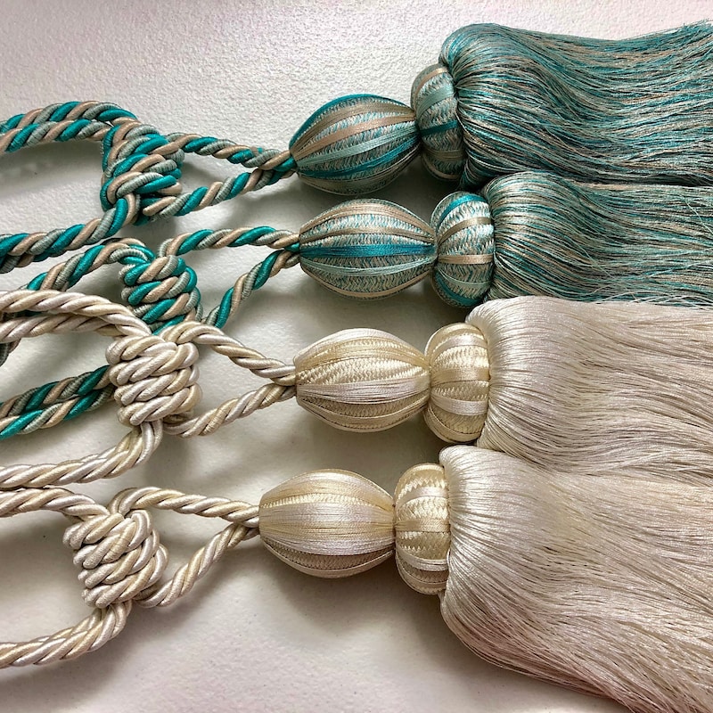 Tassel Curtains - Etsy