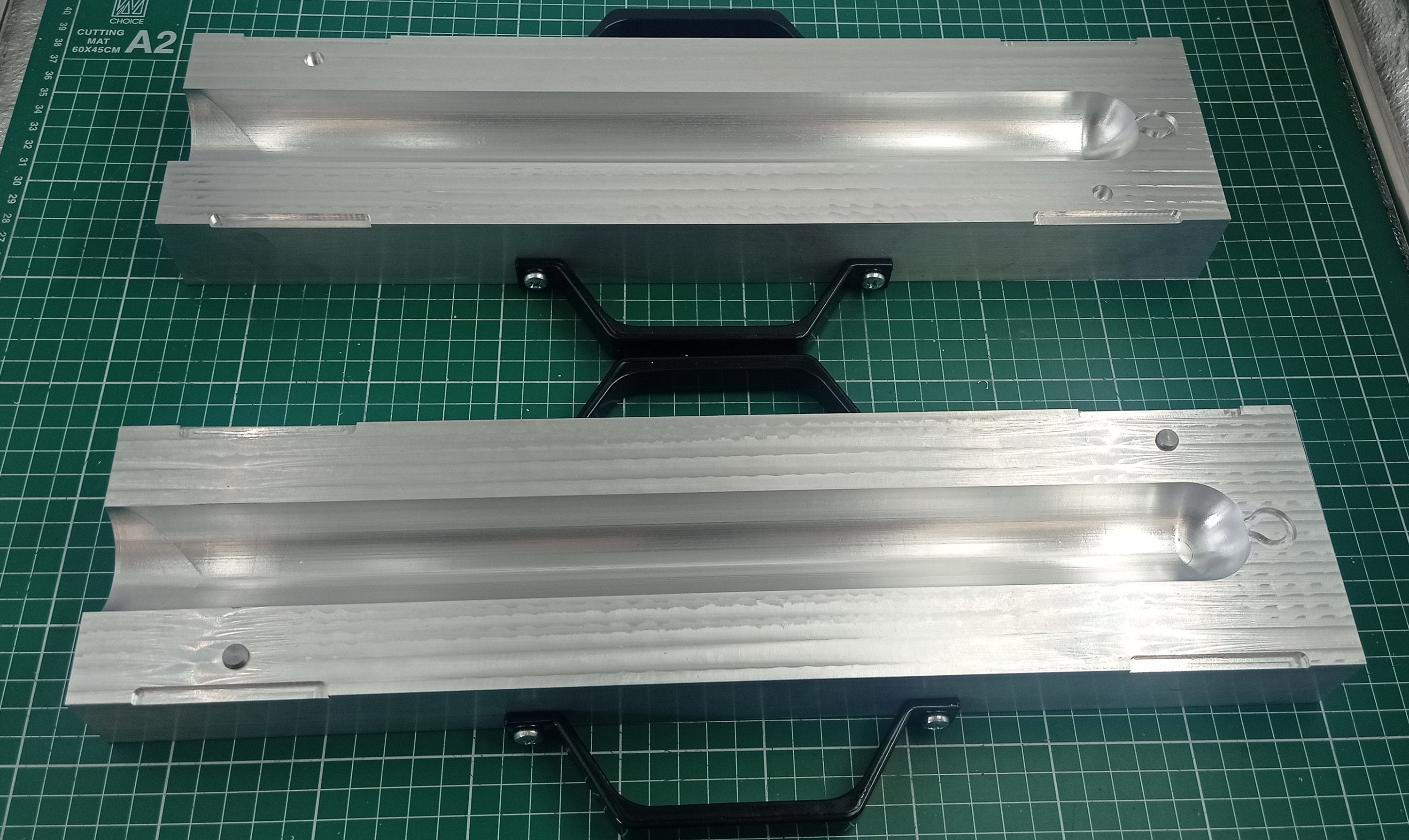 CNC Machined Aluminum 1.5 Fishing Deep Drop Lead Open Mold, CNC ...