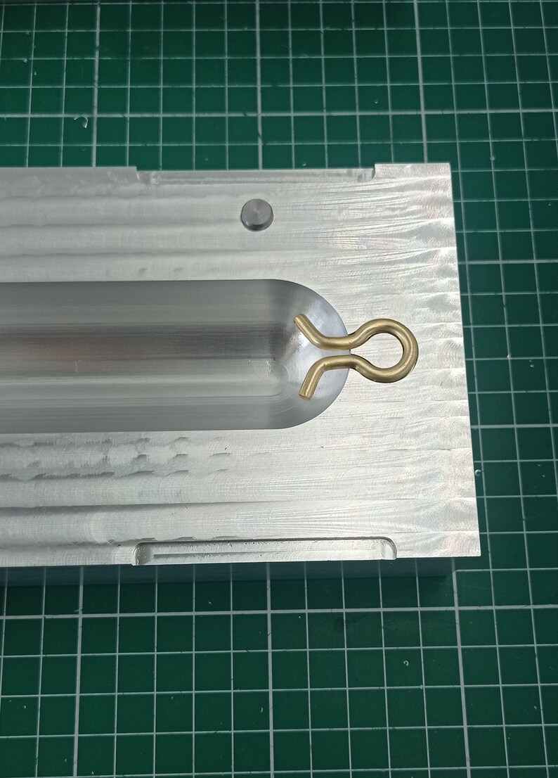 CNC Machined Aluminum 1.5" Fishing Deep Drop Lead Open Mold, CNC ...