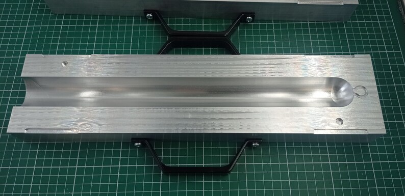 CNC Machined Aluminum 1.5" Fishing Deep Drop Lead Open Mold, CNC ...