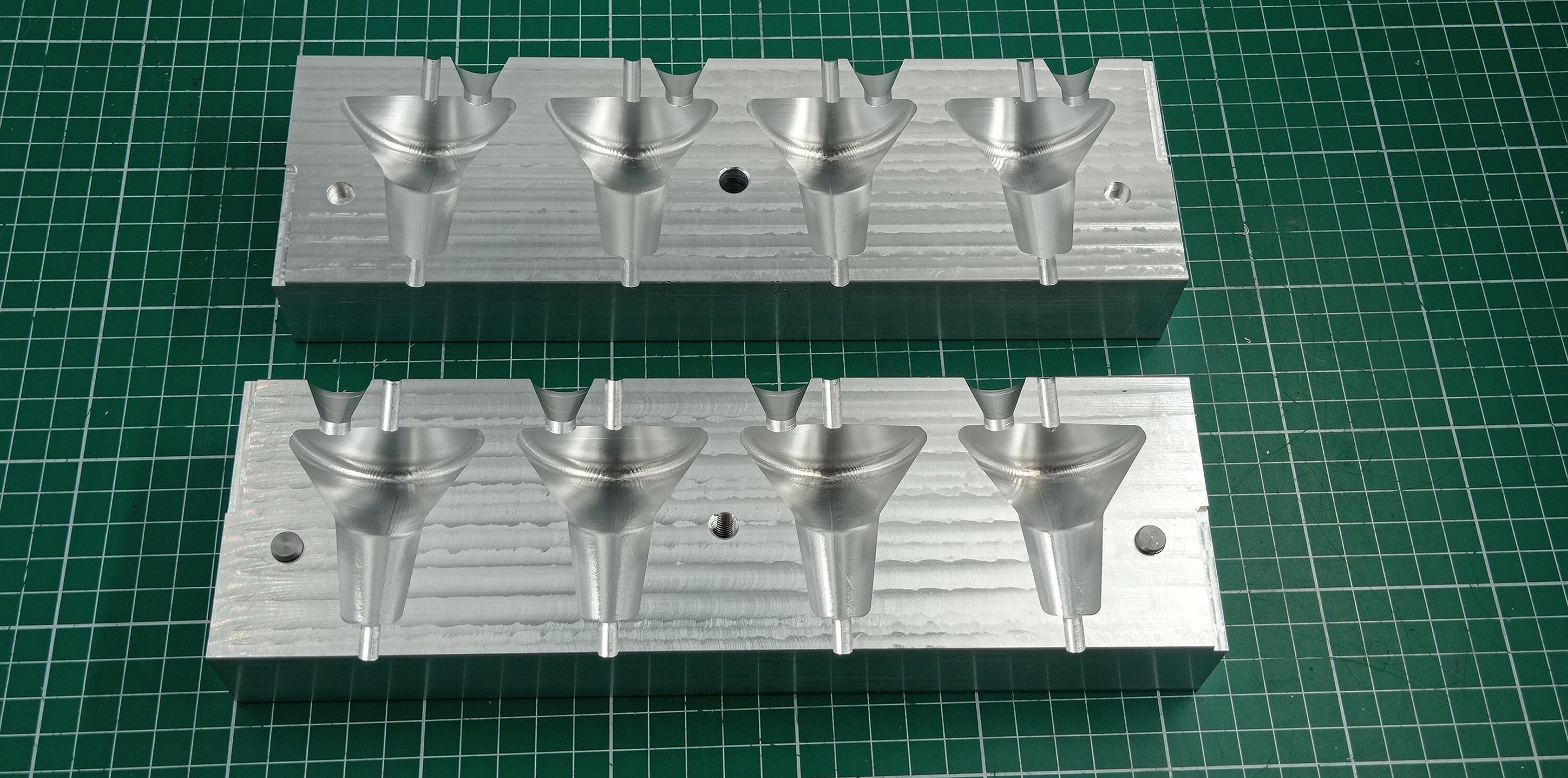 CNC Machined 1lb Bell Sinker Aluminum Mold, CNC Machining Services - Etsy