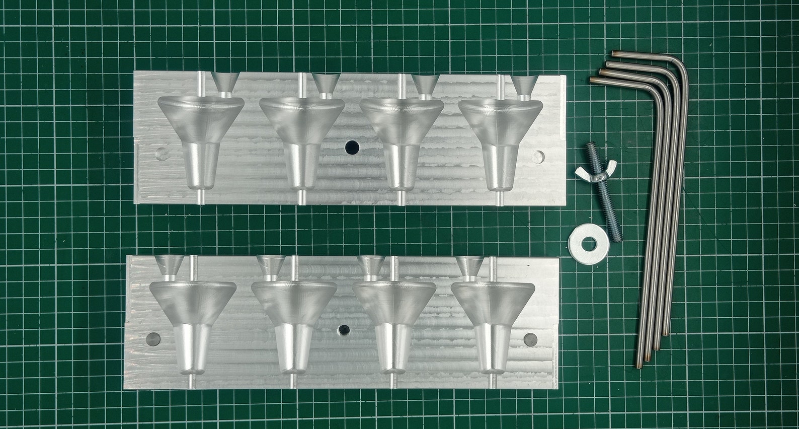 CNC Machined 1lb Bell Sinker Aluminum Mold, CNC Machining Services - Etsy