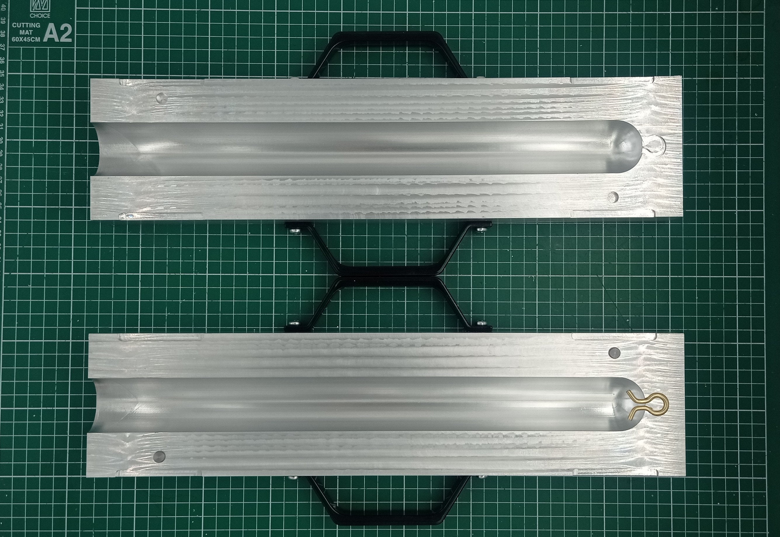 CNC Machined Aluminum 1.5" Fishing Deep Drop Lead Open Mold, CNC ...