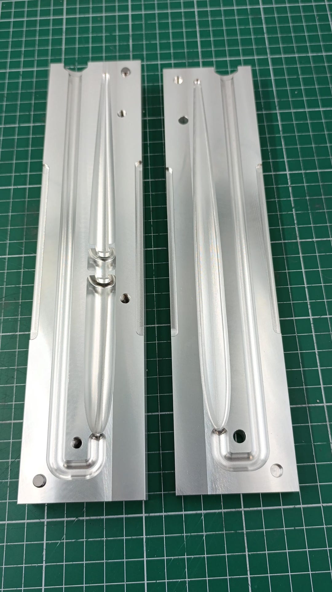 CNC Machined One Cavity 9 Inch Slug Go Lure Aluminum Mold, CNC ...