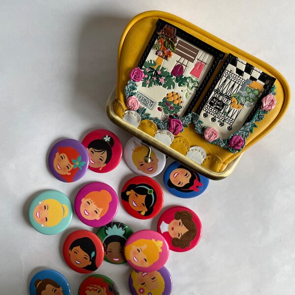 Princess Ariel Buttons - Etsy